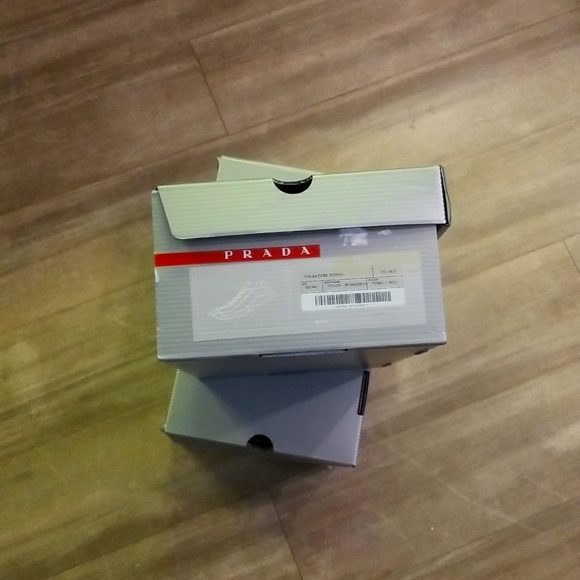 Prada | Shoes | Prada Italy Cardboard Shoe Box | Poshmark